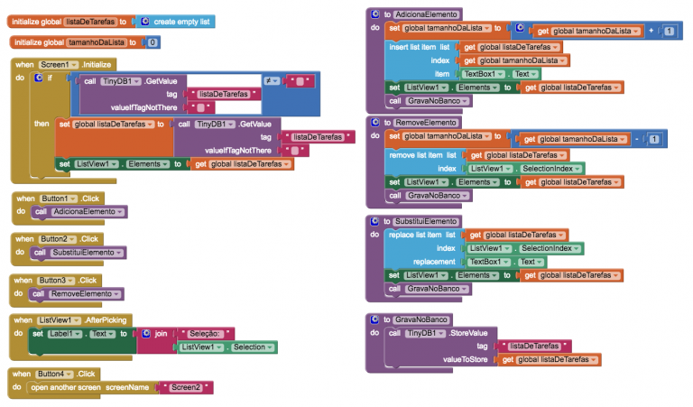 MIT App Inventor Português - Lista De Tarefas - One Day Code MIT App Inventor Português - Lista De Tarefas - One Day Code